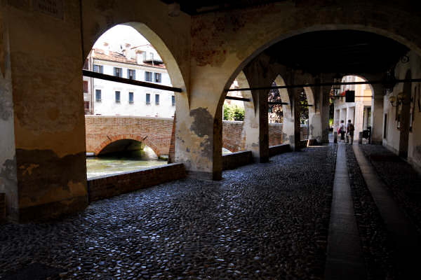 città di Treviso: centro storico - Torre Civica, palazzo dei Trecento ...